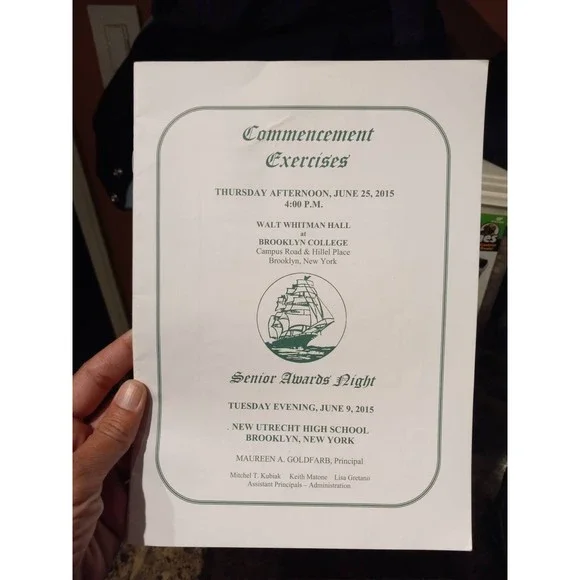 New Utretch | Office | New Utrecht Hs 25 Commencement Exercises Senior ...